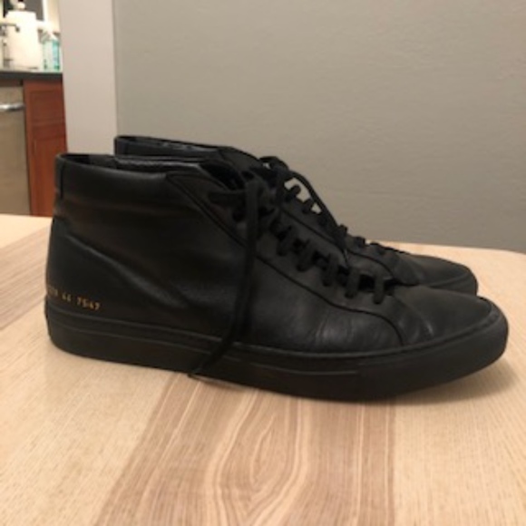 Common Projects | Shoes | Common Project Black Original Achilles ...